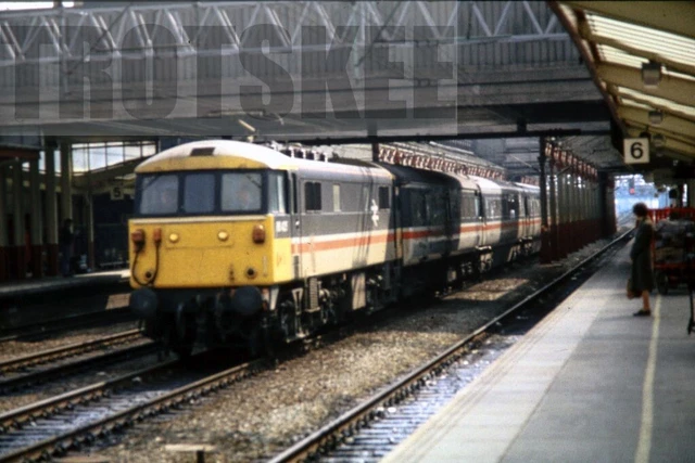 35MM SLIDE BR British Rail Electric Loco Class 86 86425 Crewe 1986 ...