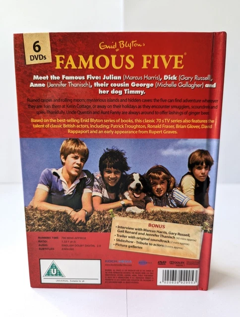FAMOUS FIVE TV-SERIES 70s Collector's Edition Episodes 1-26 DVD Great ...