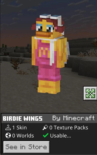 MCDONALD’S 2025 MINECRAFT Birdie Wings - CODE ONLY £6.95 - PicClick UK