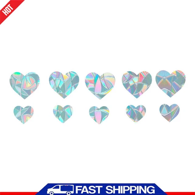 RAINBOW EFFECT PRISMS Window Sticker PVC Static Electricity Decal ...