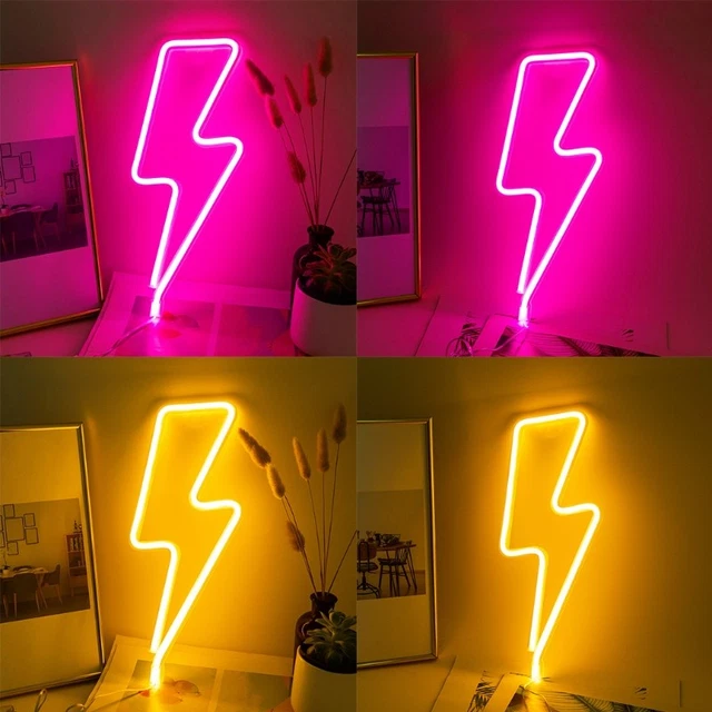 NEON SIGN NIGHT Light USB Battery Operated LED Neon Decorative Lights ...