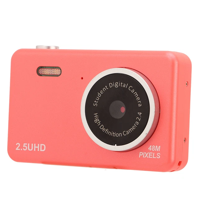 (PINK)COMPACT CUTE DUAL Lens Digital Camera 2.5K HD Selfie Camera With ...