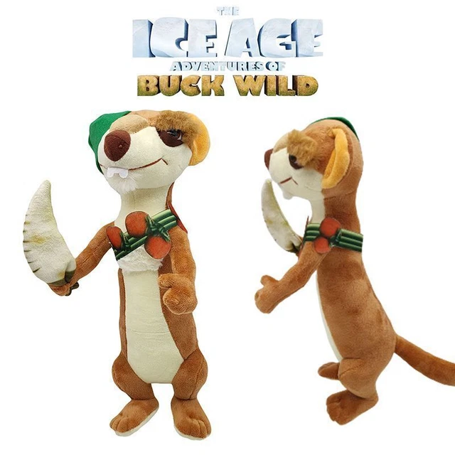 THE ICE AGE Adventures of Buck Wild Plush Toy Xmas Stuffed Animal Doll ...