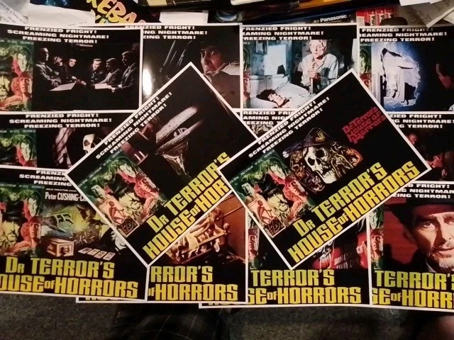 DR TERROR HOUSE Of Horrors. 14 Unofficial Glossy 7x5ins Lobby Cards ...