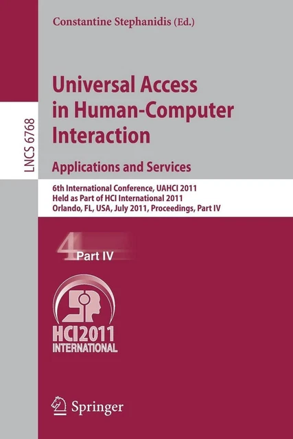 UNIVERSAL ACCESS IN Human-Computer Interaction. Applications and Services: 6th I EUR 140,82 ...