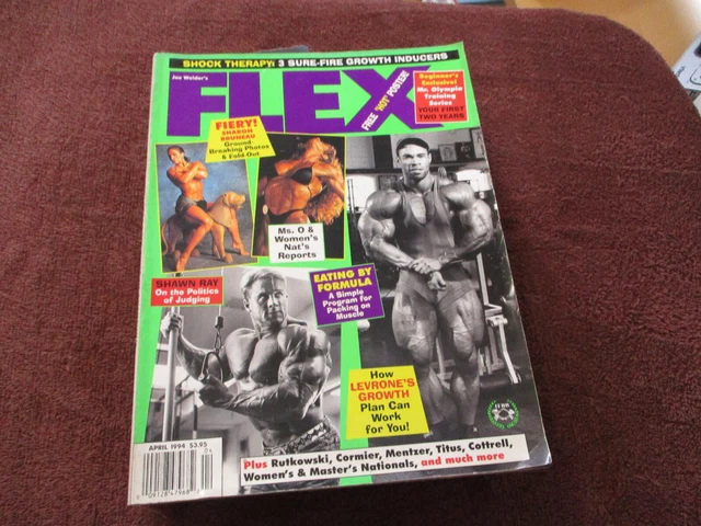 FLEX MAGAZINE BODYBUILDING Magazine April 1994 Sharon Bruneau Photos ...