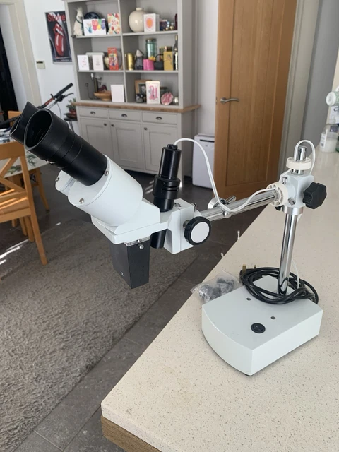 ZENITH STL-80 LONG Arm Microscope x10/x20 Soldering £50.00 - PicClick UK