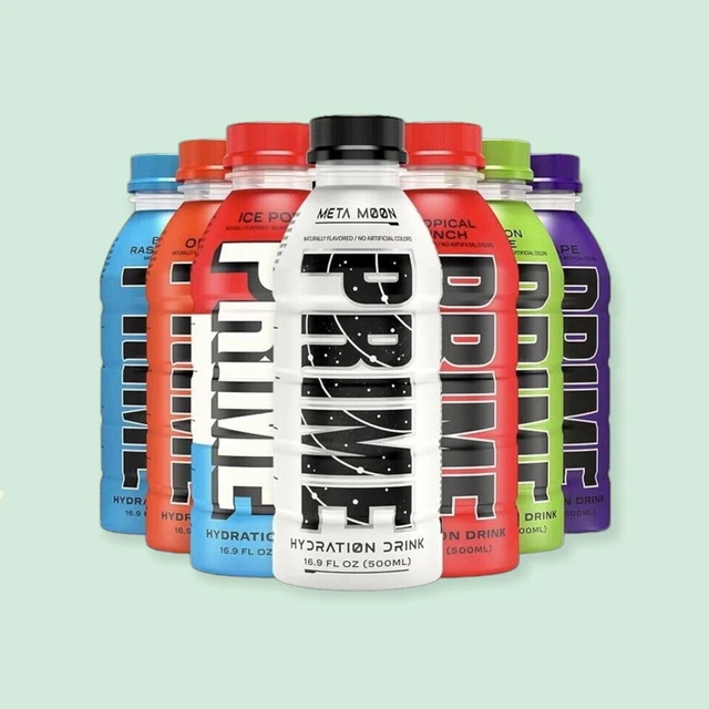 Prime Hydration Drink By Logan Paul X Ksi 7 Flavors 🟠🟣🟢🔵🔴⚪️ Fast