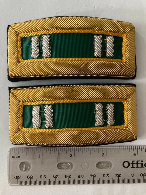 AUTHENTIC US ARMY Captain Military Police Officer Shoulder Boards ...