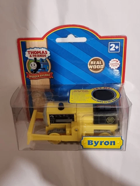 THOMAS THE TANK Engine & Friends BYRON THE BULLDOZER WOODEN NEW IN BOX ...