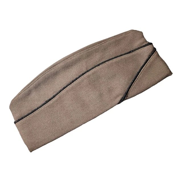 VTG US NAVY Men's Khaki Garrison Hat Cap w/ LT Commander Rank Tan Size ...