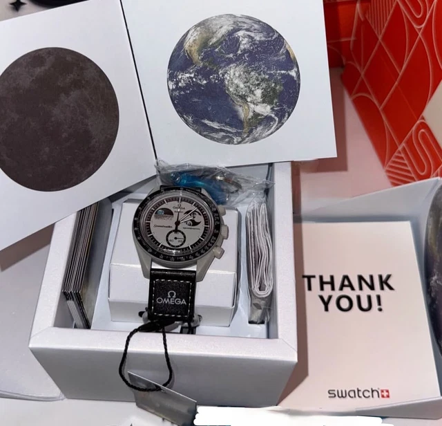 OMEGA X SWATCH Bioceramic Moonswatch Mission EUR 85,00 - PicClick IT