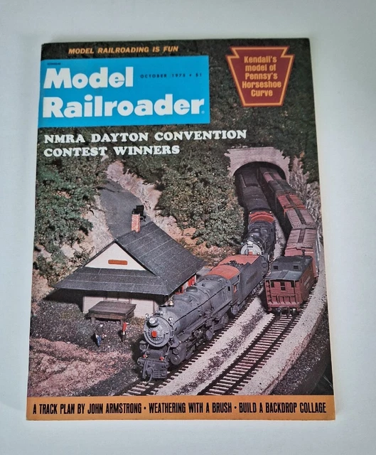 MODEL RAILROADER MAGAZINE October 1975 £11.83 - PicClick UK