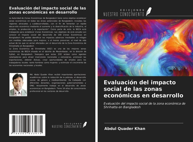 EVALUACIÓN DEL IMPACTO social de las zonas económicas en desarrollo | Khan EUR 36,95 - PicClick DE