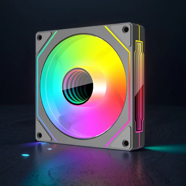 12CM ARGB 5V 3Pin 4 Pin PWM Computer Chassis Fan 800-1800 RPM Durable ...