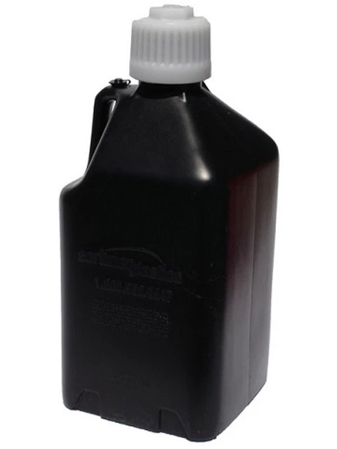 SCRIBNER PLASTICS 5 Gal - 20L Utility Jug Square Black 9.5 X 9.5 X 21 ...