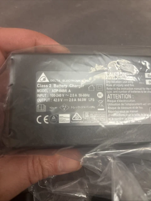 DELTA BATTERY CHARGER 42V 2A Li-ion ADP-84BR A $94.10 - PicClick AU