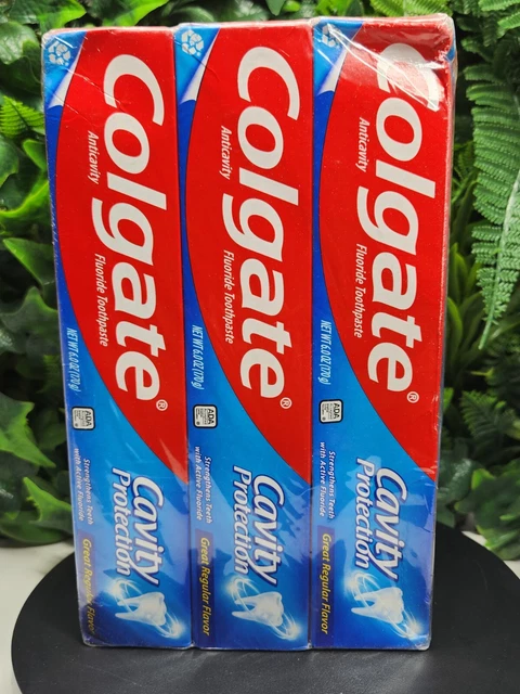 COLGATE CAVITY PROTECTION Toothpaste with Fluoride, 6oz - 6 Pack $14.35 ...