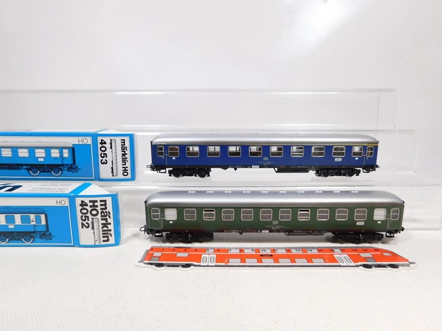 EE382-1 #2X MÄRKLIN H0 AC D-Train DB : 4052+ 4053 Tail Light Sg / Mint ...