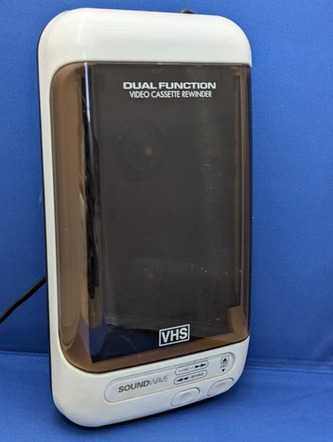 VINTAGE SOUNDWAVE DUAL Function VHS Cassette Rewinder - Model EL-4619 ...
