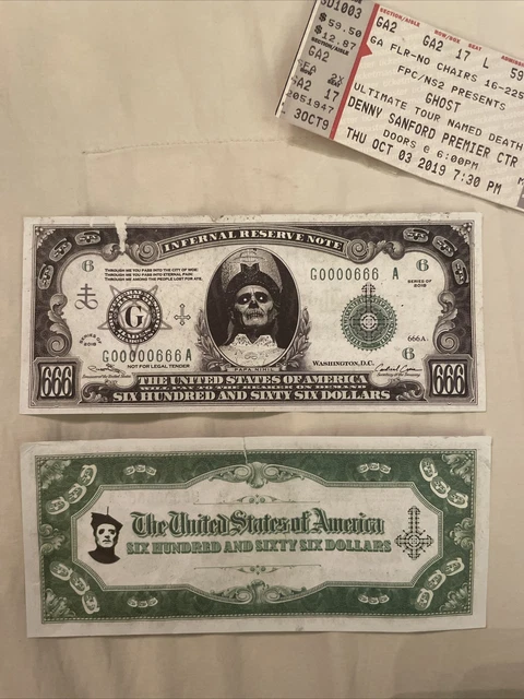 GHOST B.C. BAND Papa Nihil Dollar Bill Prequelle 2019 BC Sioux Falls ...