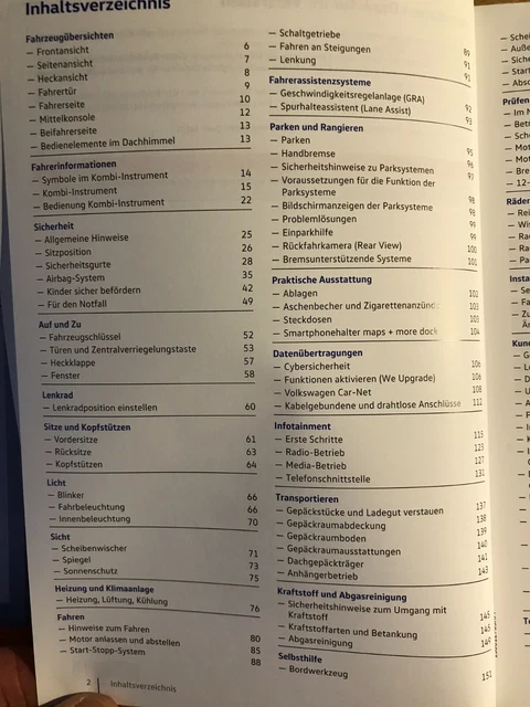 VW UP! 2020 Betriebsanleitung 2020 Bedienungsanleitung Handbuch ...