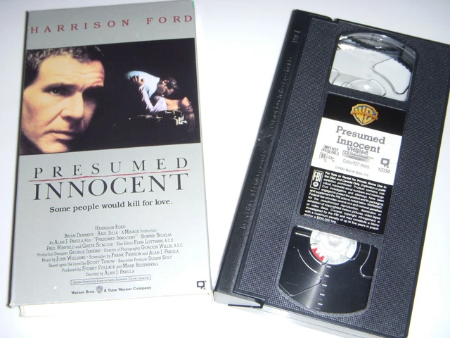 PRESUMED INNOCENT (VHS 1990) Harrison Ford Brian Dennehy Raul Julia ...