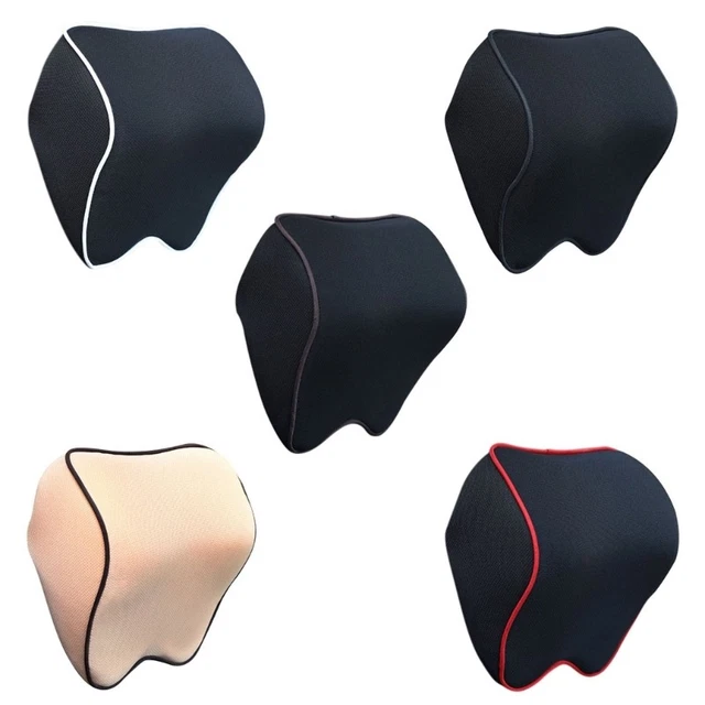 CAR NECK PILLOWS Memory Foam Headrest for Driving Comfort with Easy ...