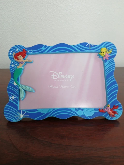 VINTAGE DISNEY THE Little Mermaid 4x6 Photo Frame Ariel Flounder ...