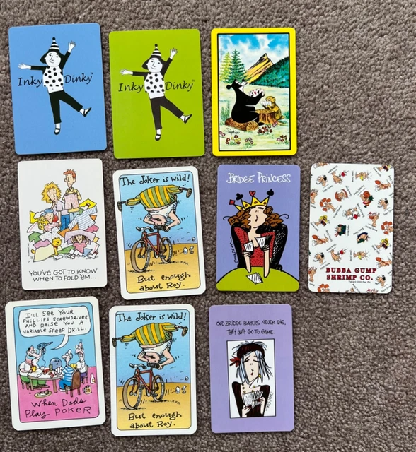 ORIGINAL SWAP PLAYING cards cartoon comic people trolls souvenir humour ...