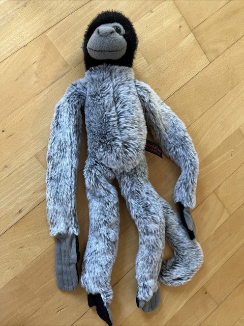 DOWMAN MONKEY SOFT Toy Grey/ Black Long Limbs VGC £5.00 - PicClick UK