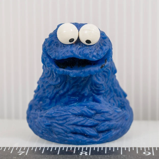 SESAME STREET COOKIE Monster Rubber Finger Puppet 1970's $25.23 ...