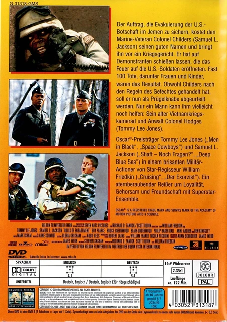 RULES - SEKUNDEN der Entscheidung (DVD) mit Tommy Lee Jones, Samuel L ...