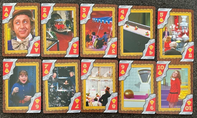 WILLY WONKA & Chocolate Factory Movie Oompa Loompa Swap Playing Cards ...