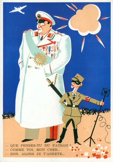 GUERRE 39-45 WW2 Propagande CARICATURE ANTI GOERING GOEBELS PAR LENOIR ...