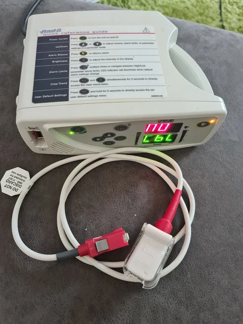 MASIMO RAD-8 SP02 Monitor Pulsossimetro + Cavi Tronco Masimo [Senza ...