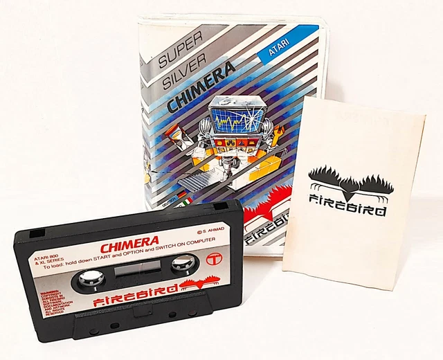 FIREBIRD - SUPER Silver Chimera Atari 1986 Cassette Video Game £9.99 ...