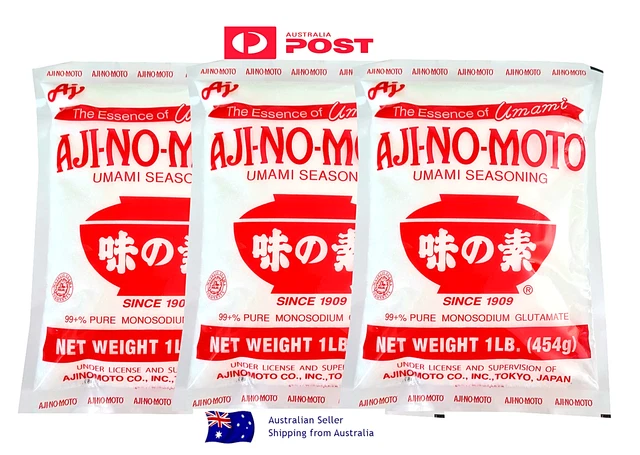 3 X AJINOMOTO Monosodium Glutamate Umami Seasoning MSG 454g-( expiry ...