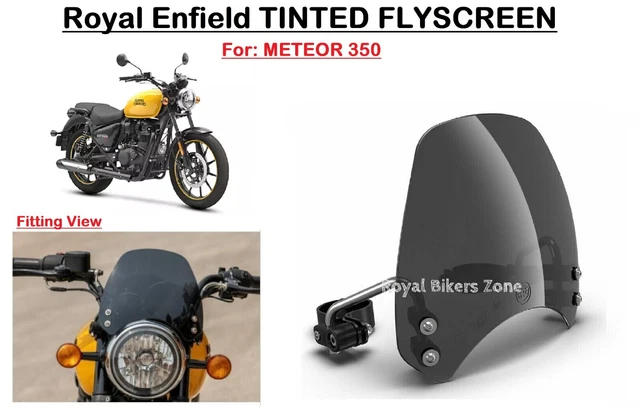 ROYAL ENFIELD &TINTED FLYSCREEN" For METEOR 350 £45.79 - PicClick UK