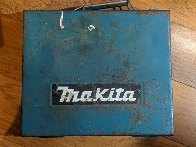 MAKITA BLUE METAL Tool Box Drill Case Clasp Hinge Closure Vintage ...