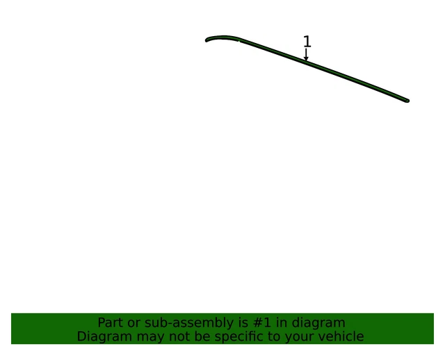 GENUINE GM DRIVER Roof Panel Joint Finish Molding 86823799 $101.74 ...