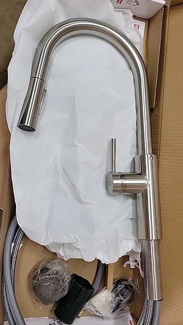 FRANKE PESCARA PULL-DOWN Kitchen Faucet Pull-Down - PES-PDX-SNI ~ Satin ...