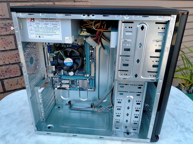 MOTHERBOARD H61M, QUAD-CORE i5 3470, 4GB RAM, PSU, case combo $49.00 ...