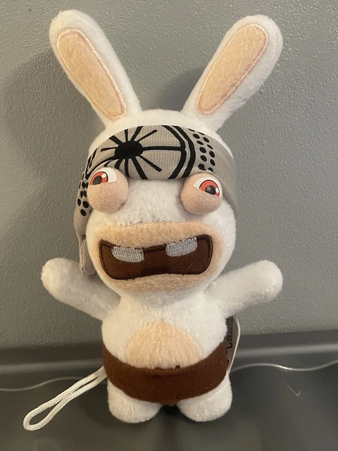 RAVIN RABBIDS - Judo White Rabbit Game Soft Plush Toy 10" play by play ...