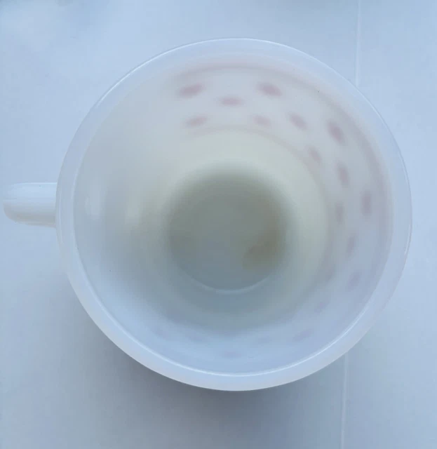 VINTAGE TERMOCRISA MILK Glass Coffe Mug Strawberry Pattern £10.80 ...
