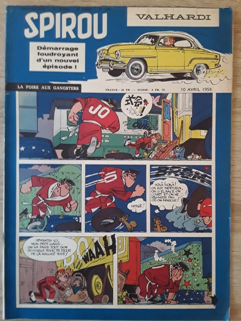 BD-SPIROU MAGAZINE- N°1643-10 Avril 1958-DUPUIS-Imprimé en Belgique EUR 4,00 - PicClick FR