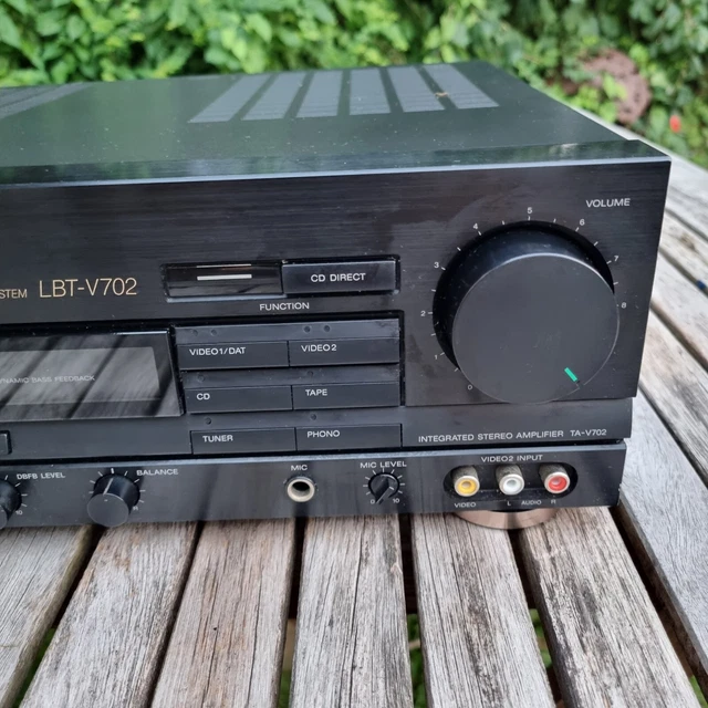 SONY LBT-V702 / TA-V702 Vintage Stereo Amplifier Black Japan £59.99 - PicClick UK