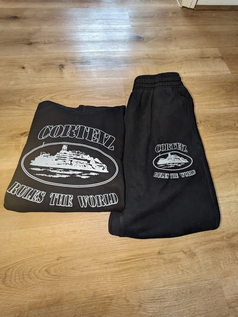 CORTEIZ ALCATRAZ FULL Black & White Tracksuit | Brand New with tag ...