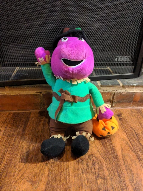 BARNEY 13& PLUSH - Halloween Fall Scarecrow Pumpkin - 2009 Nanco £10.64 ...