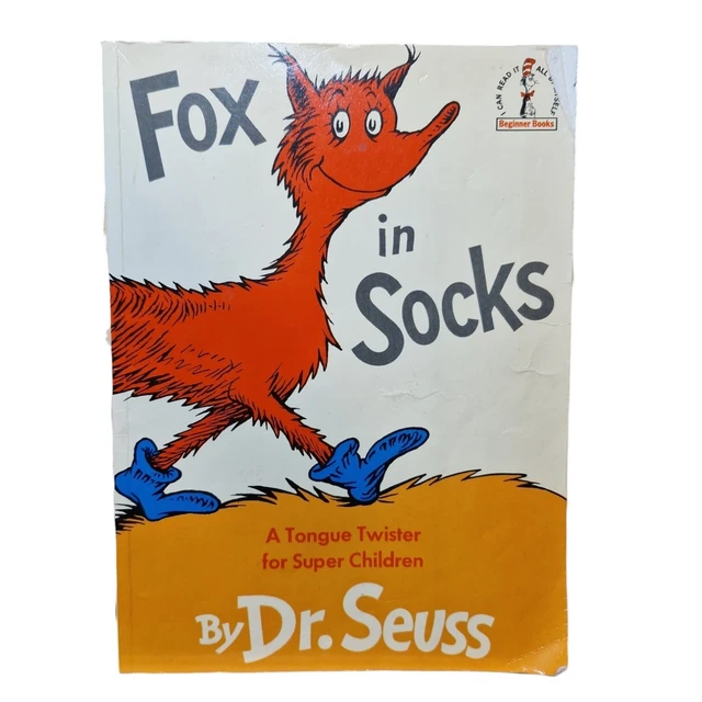 FOX IN SOCKS (Beginner Books) by Dr. Seuss, 1965 Paperback Book, No ...